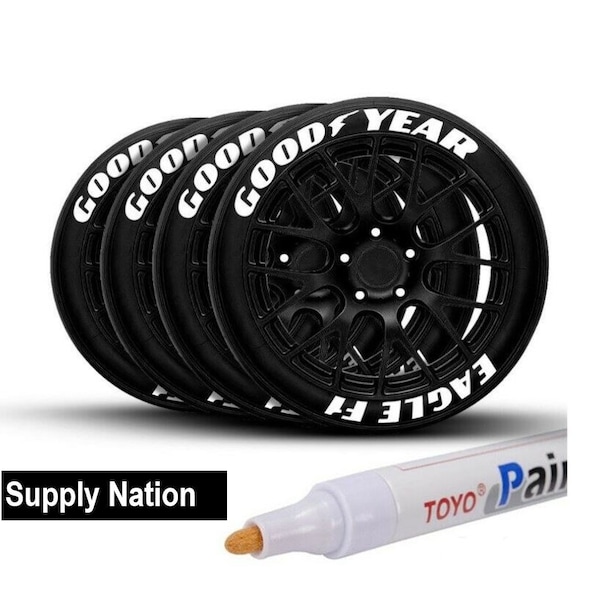 White Letter Tire Stickers - Etsy