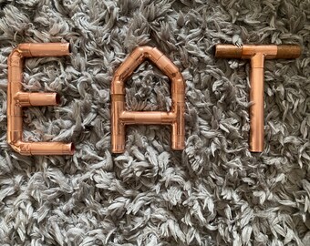 Copper Letters - Etsy