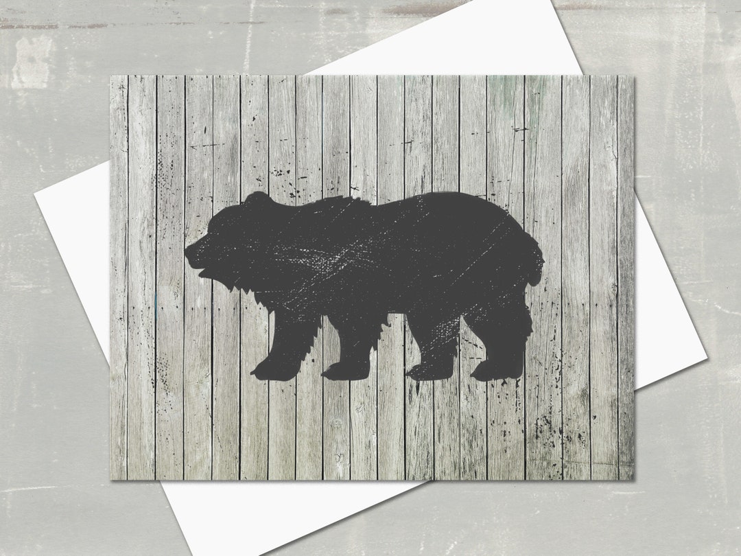 Grizzly Bear Note Cards. 1 Card or a Set of 10 Cards. Sets Sold in 2 ...