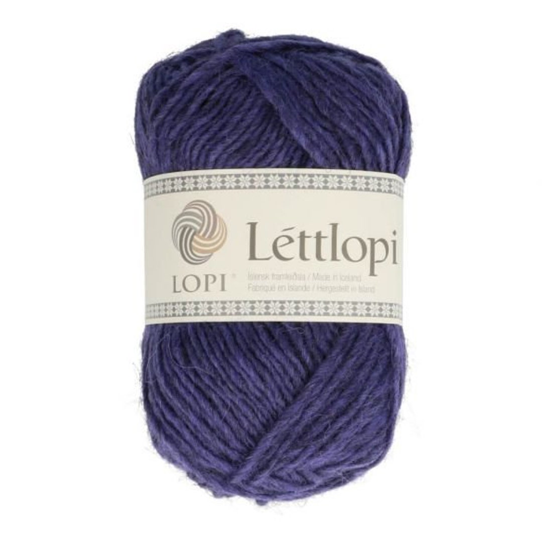 Lettlopi Pure Icelandic Purple Wool for Nalbinding and Knitting: 9432 ...