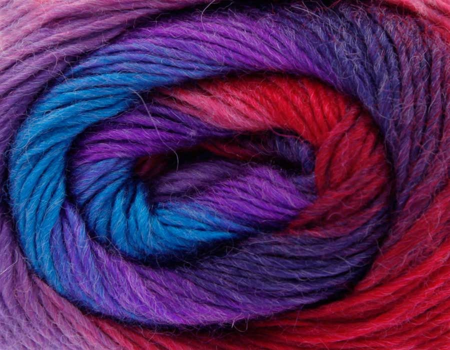 King Cole Riot DK Colour Changing Wool Blend Sock Yarn 100g - 240 ...