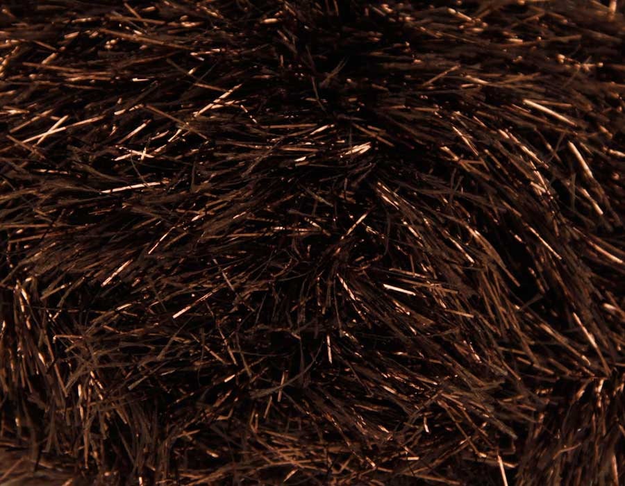 King Cole Tinsel Chunky Brown Sparkly Festive Glitter Yarn 50g - 1585 ...