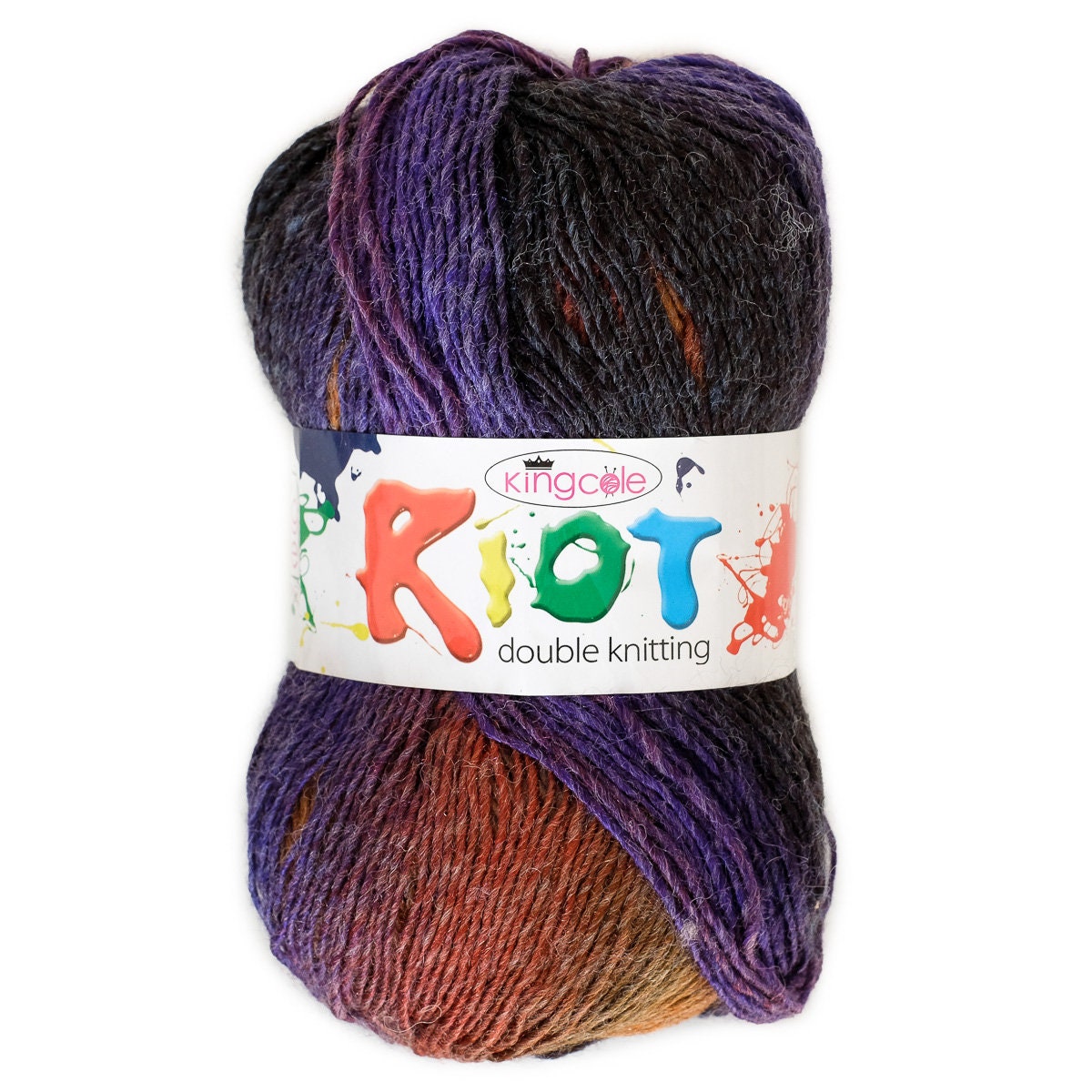 King Cole Riot DK Colour Changing Wool Blend Sock Yarn 100g - Etsy UK