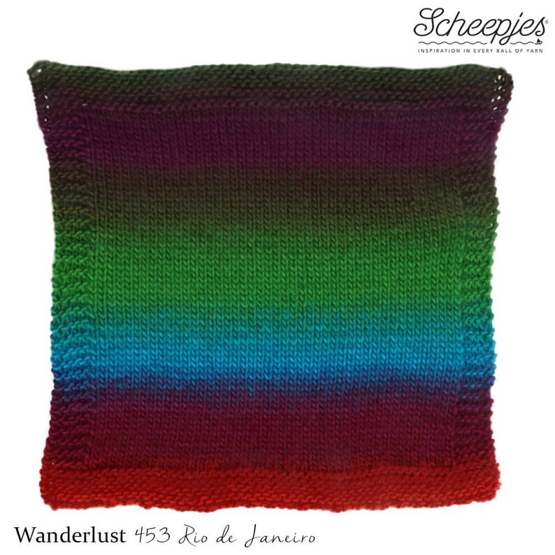 Scheepjes Wanderlust Rainbow Acrylic Colour Changing Yarn 100g - Etsy UK