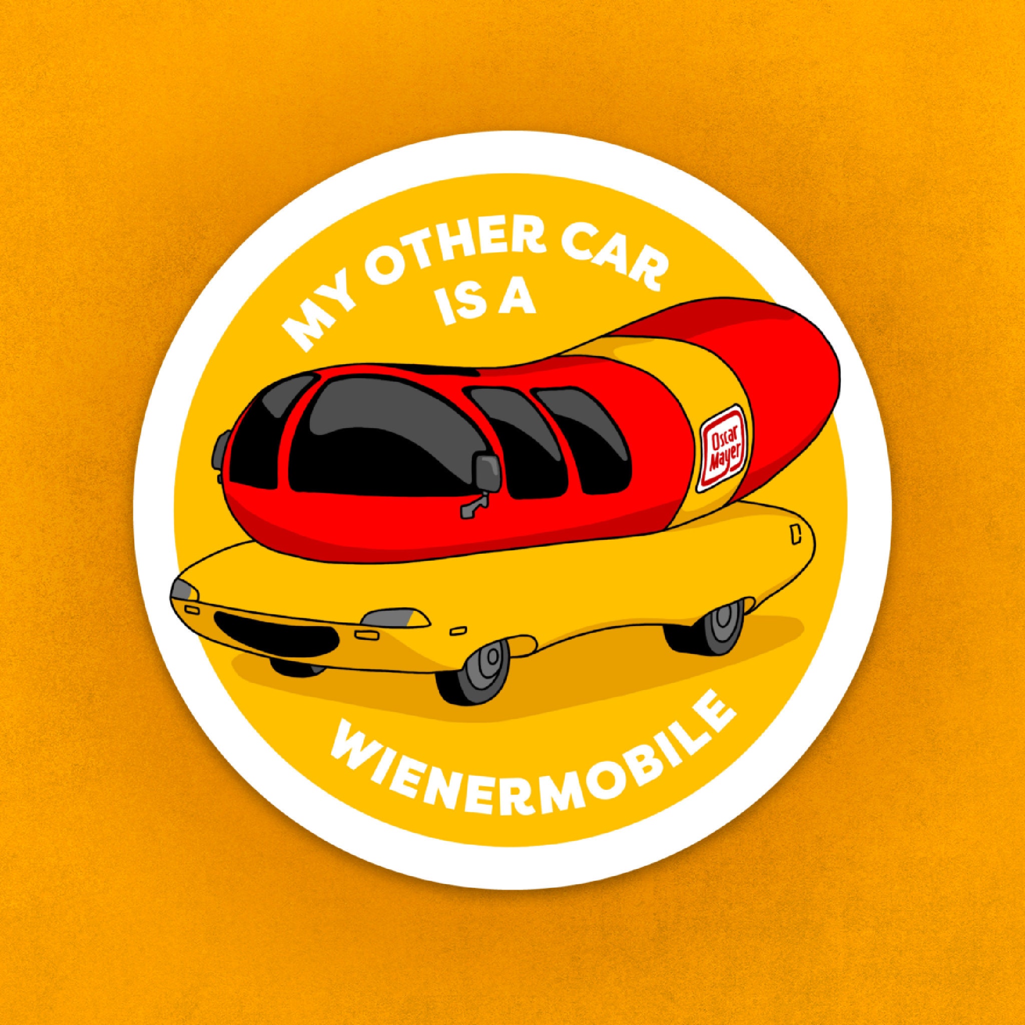 My Other Car is a Wienermobile Sticker - Etsy