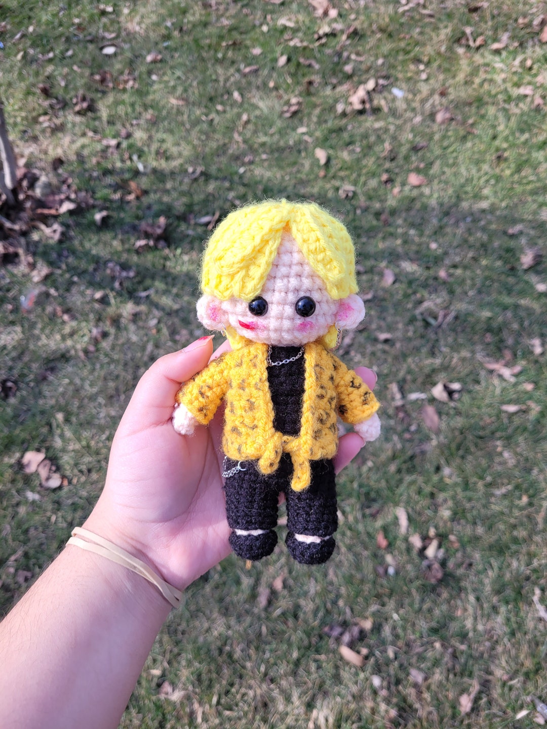 TXT Yeonjun Crochet Doll ready to Ship - Etsy