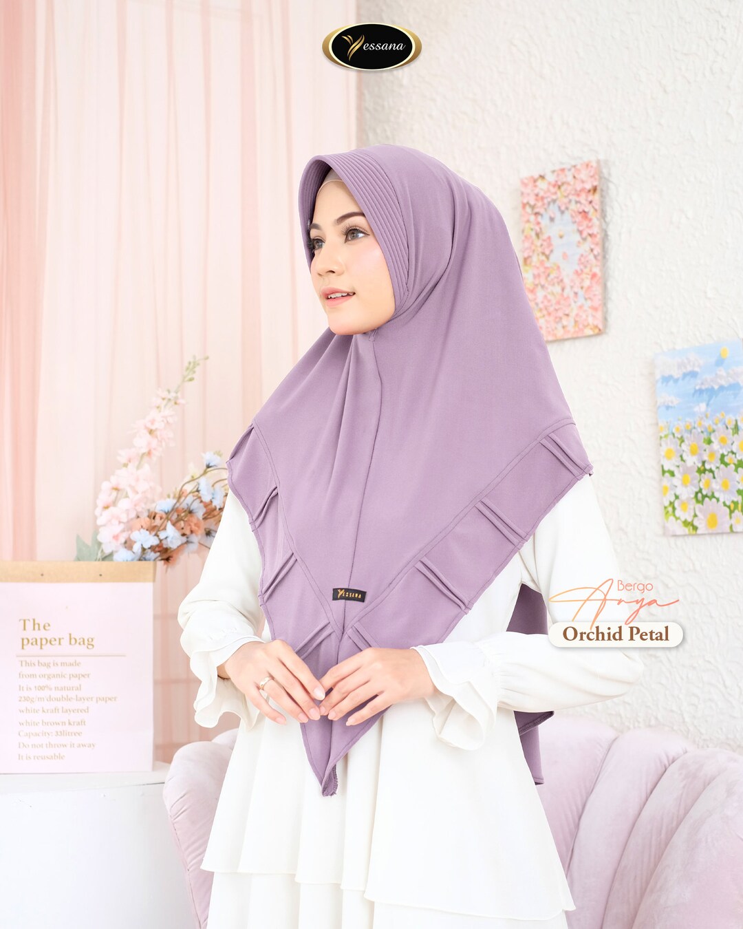 Instan Hijab Jersey Daily Bergo Anya by Yessana Hijab Wrap - Etsy