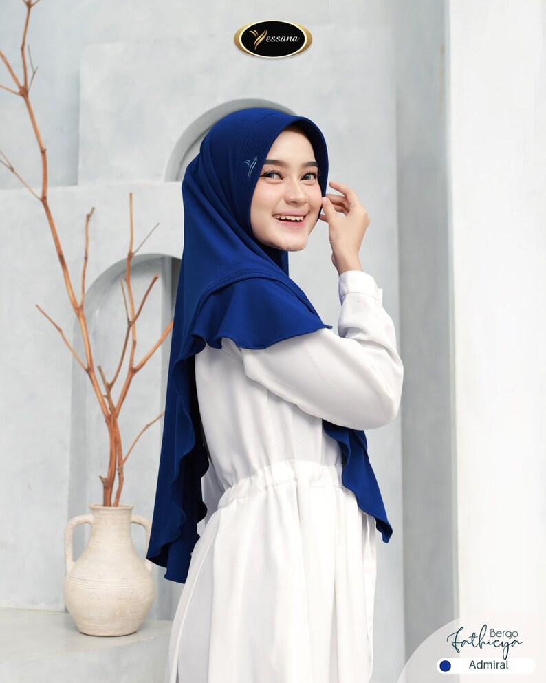 Fathieya Bergo by Yessana Hijab Instant for Muslim Wear Daily Hijab Stretchy Jersey Premium "get ...