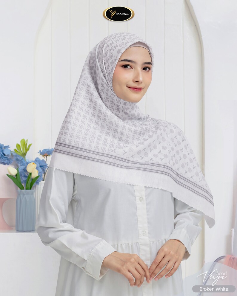 Virya Scarf by Yessana Exclusive Printed Scarf Lasser Cut Premium Shawl ...