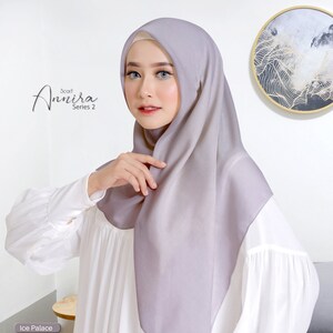 Annira Scarf Square Hijab Scarf Soft Premium Quality Shawl Plain Wrap ...