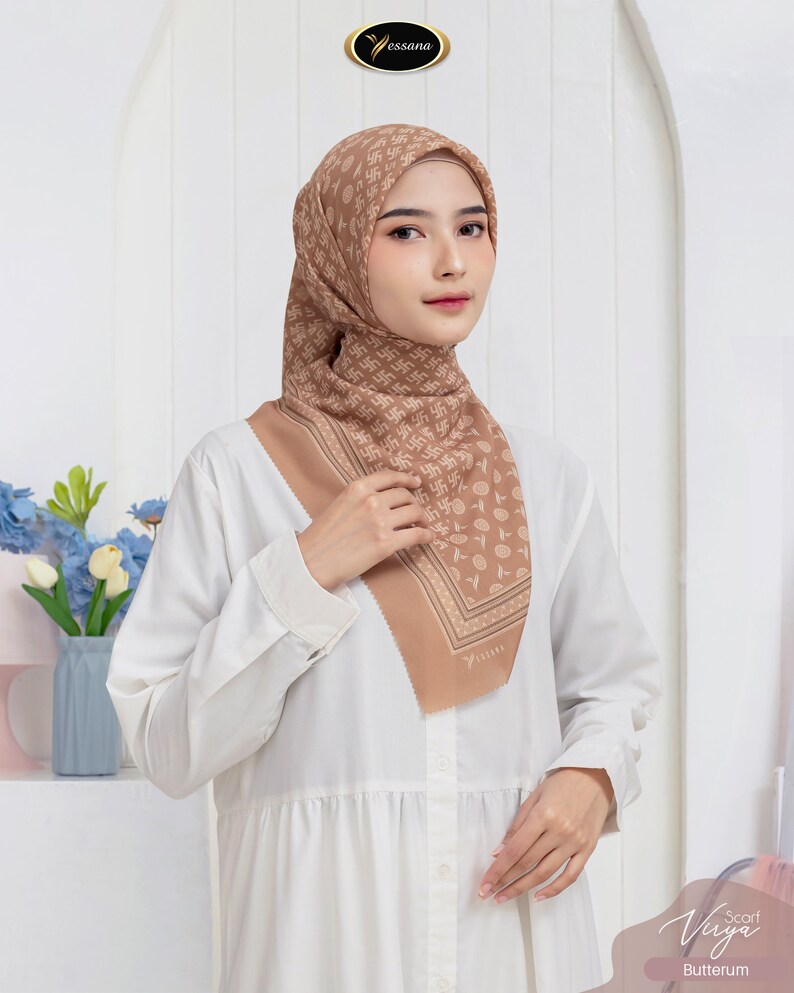 Virya Scarf by Yessana Exclusive Printed Scarf Lasser Cut Premium Shawl ...