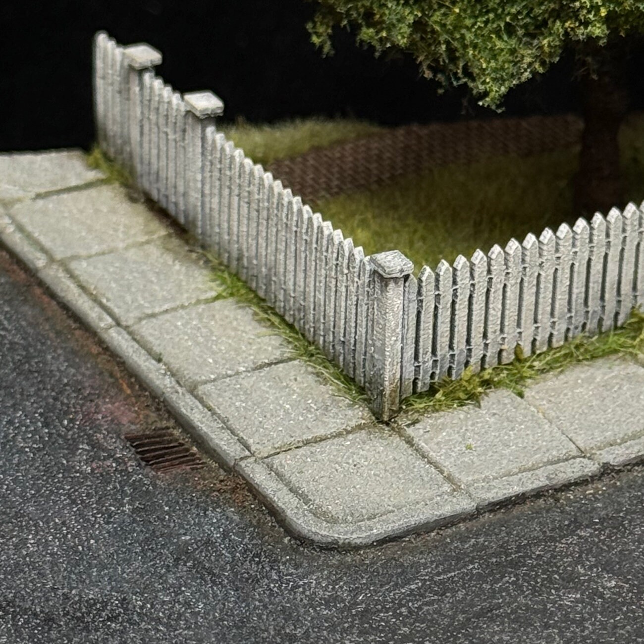 HO - 1/87 Scale Textured Sidewalk Kit: Laser Cut Diorama (136 Scale ...