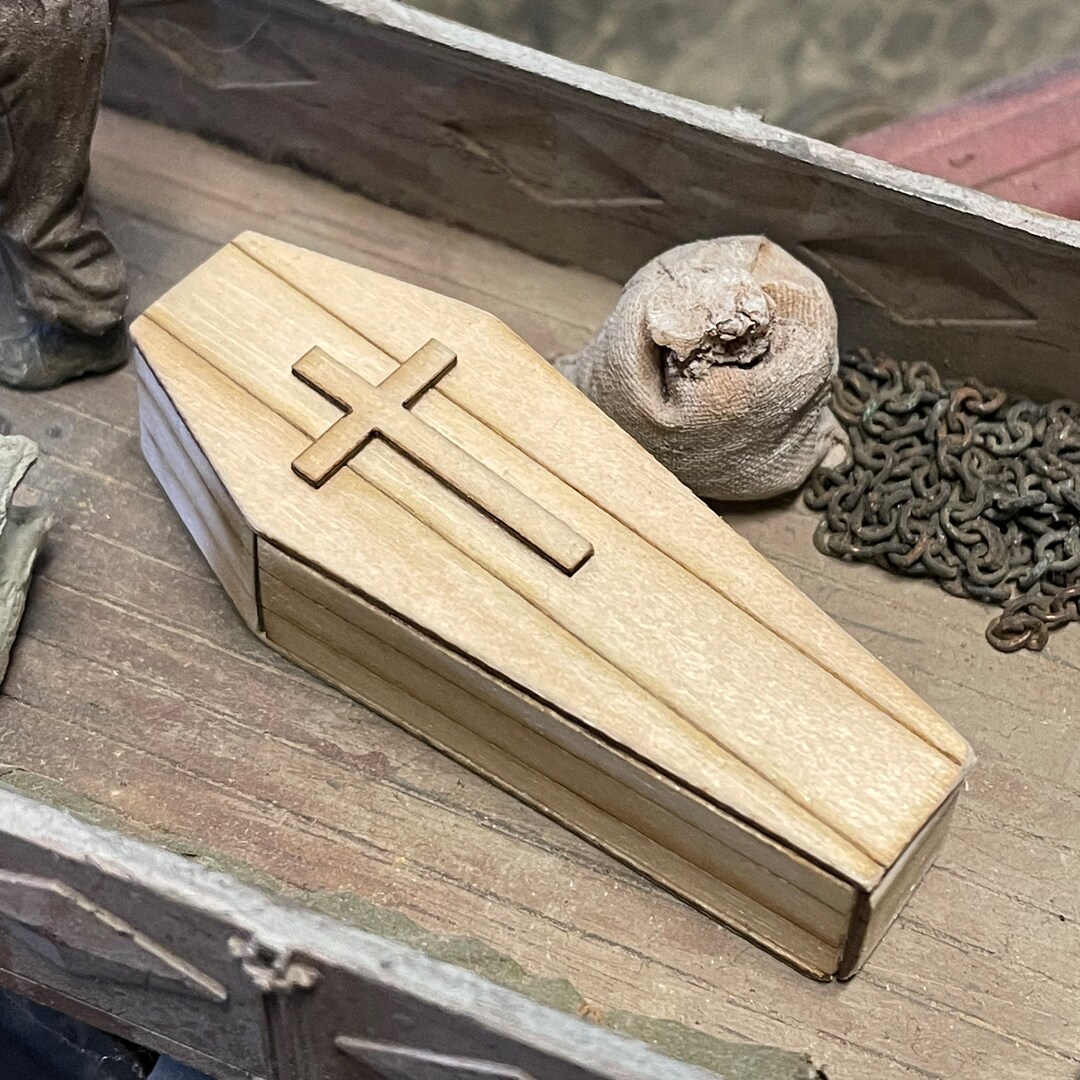 1/35 Wooden Coffins | Laser Cut Kit | Caskets | Diorama Accessories | 1 ...