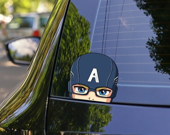 Captain America Car Decal | Etsy
