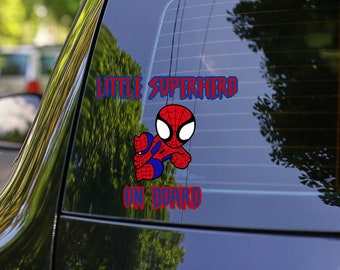 Superhero Car Decal | Etsy