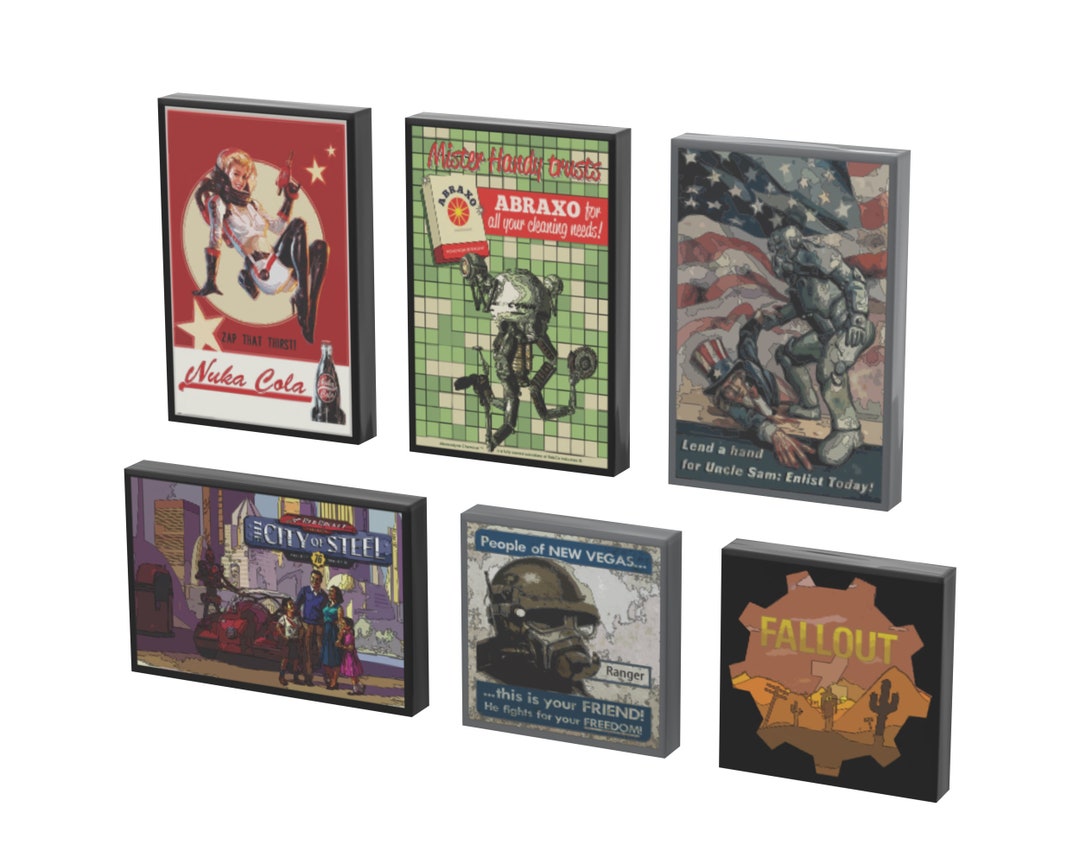 Printed Tiles - Fallout Game Pack 2 - Etsy