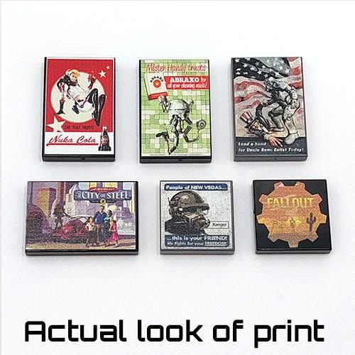 Printed Tiles Fallout Game Pack 2 - Etsy