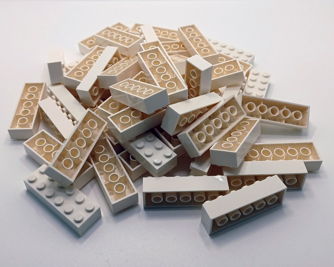 LEGO® 2x6 White Bricks 4181142 50pcs - Etsy