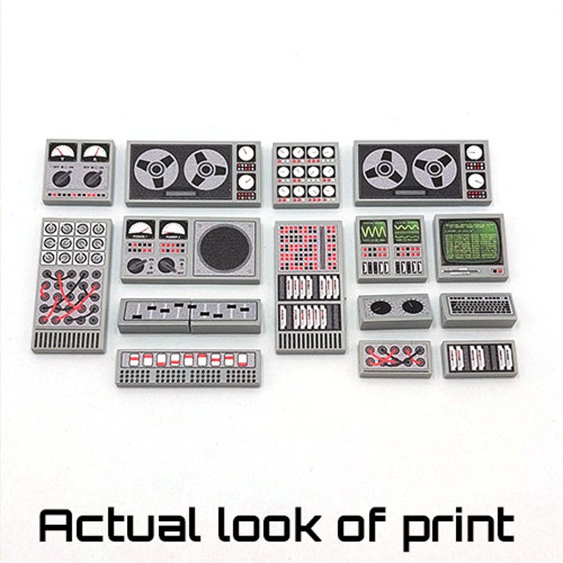 Printed Tiles Computer Control Room - Etsy