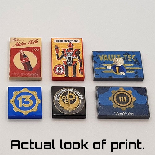 Printed Tiles Fallout Game Pack 1 - Etsy