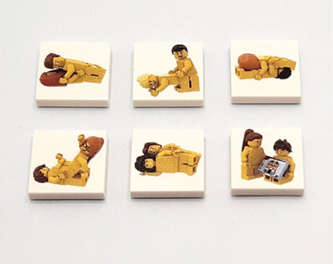 Printed Tiles Erotic Poses - Etsy