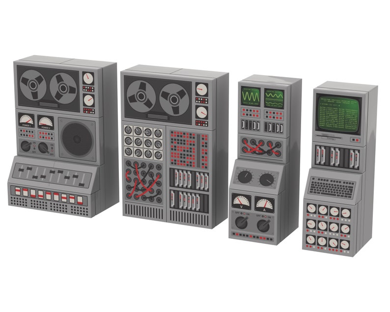 Printed Tiles Computer Control Room - Etsy