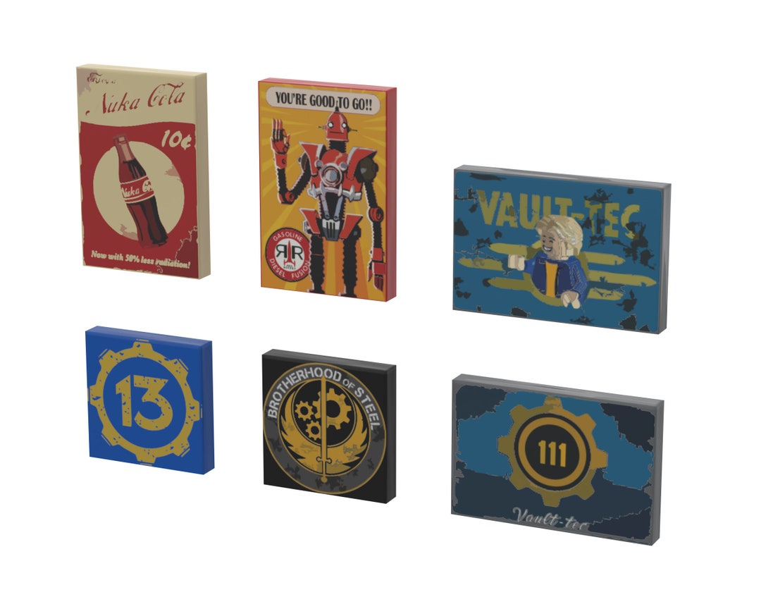 Printed Tiles - Fallout Game Pack 1 - Etsy