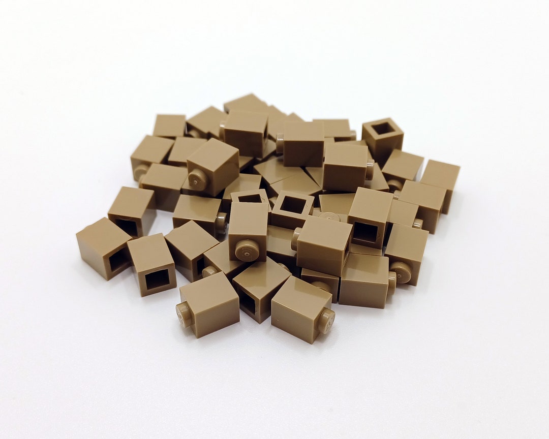 LEGO® 1x1 Dark Tan Bricks 6001824 50pcs - Etsy