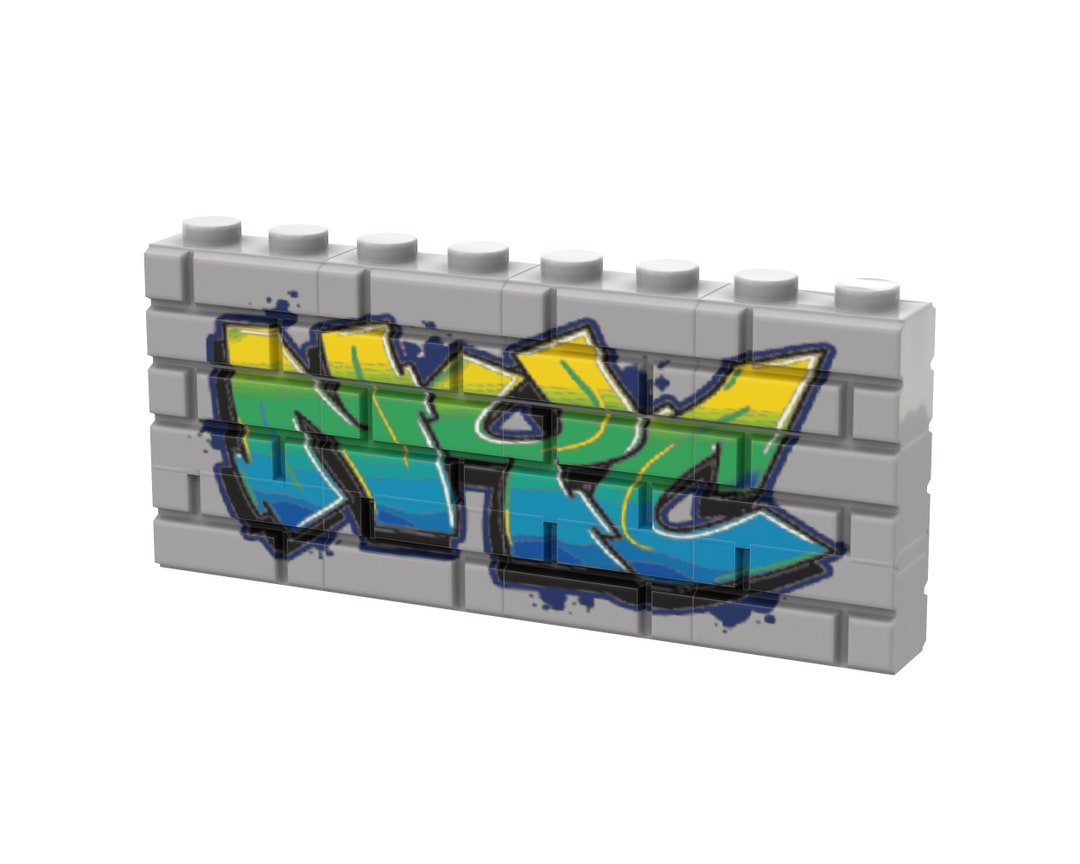Printed Bricks Graffiti NYC LBG - Etsy