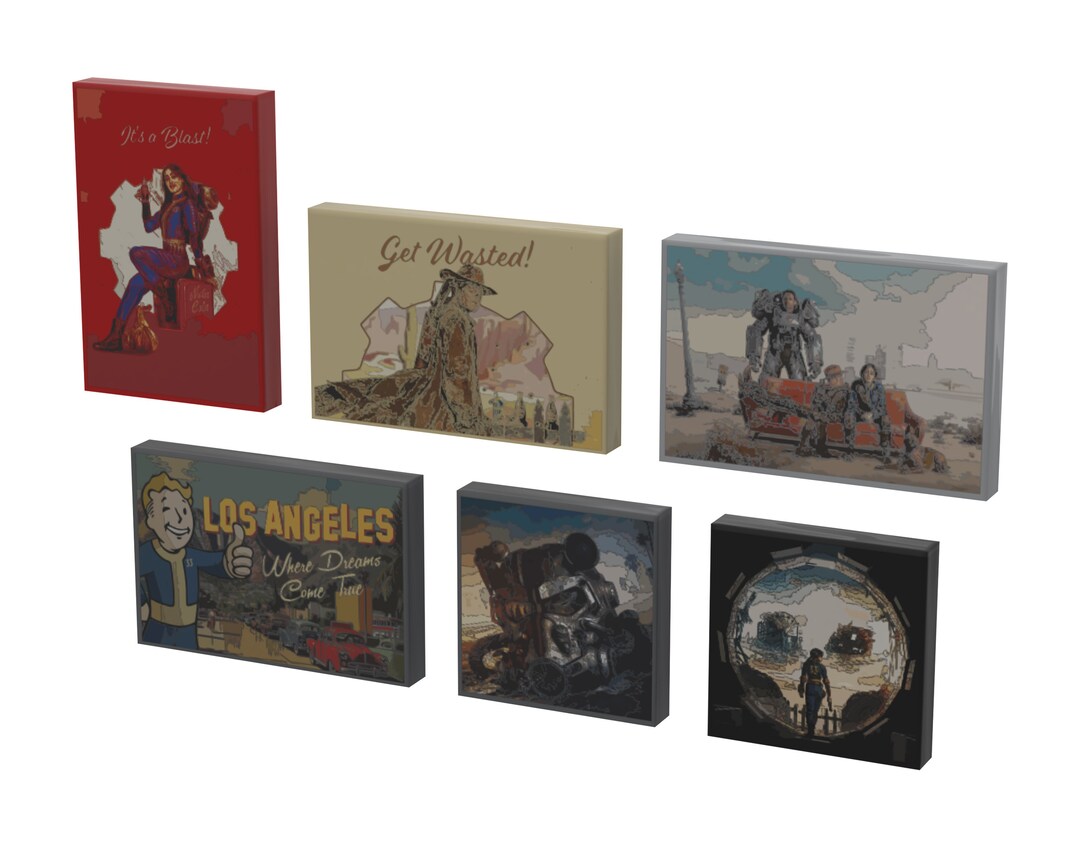 Printed Tiles - Fallout Series Pack 1 - Etsy