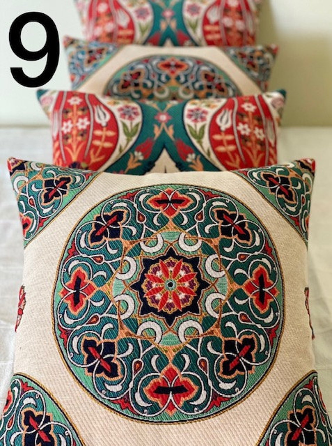 Geometric Design Cushion Cover Decorative Pillow Throw | Etsy