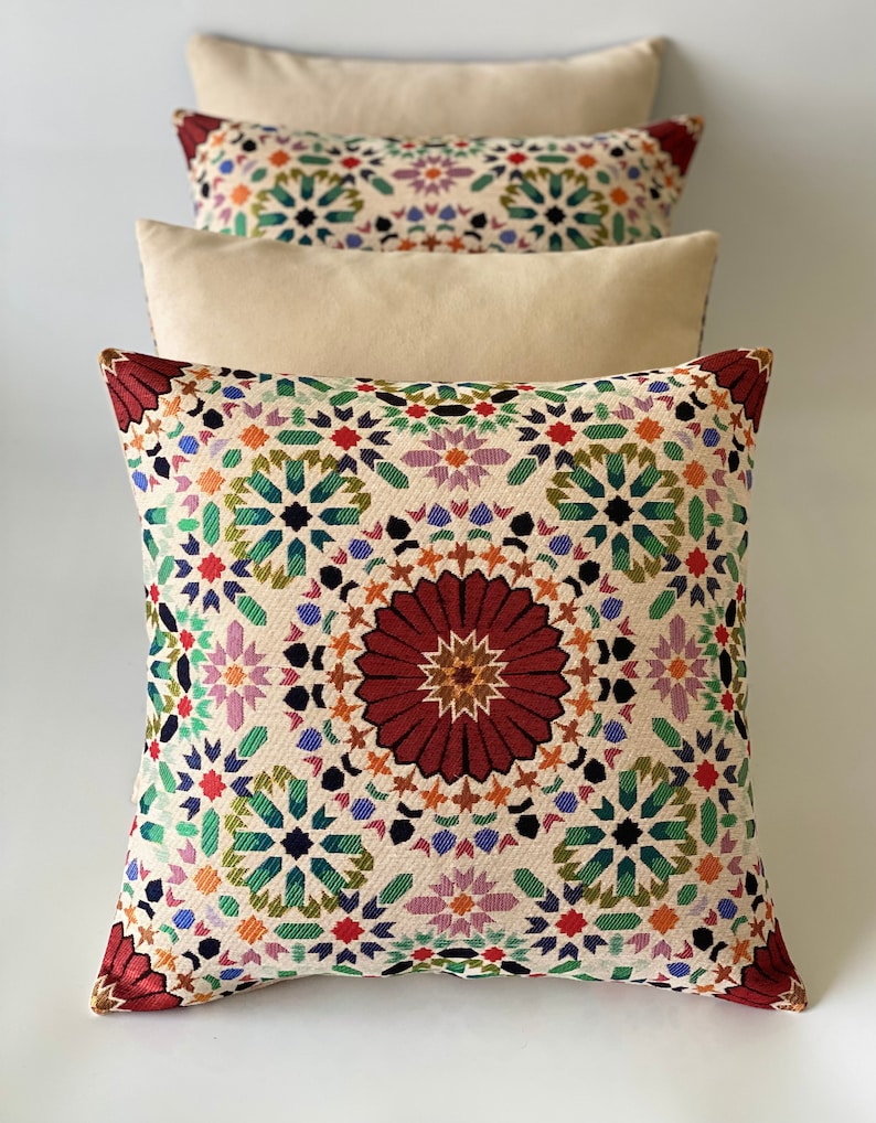 Geometric Design Cushion Cover Decorative Pillow Throw - Etsy