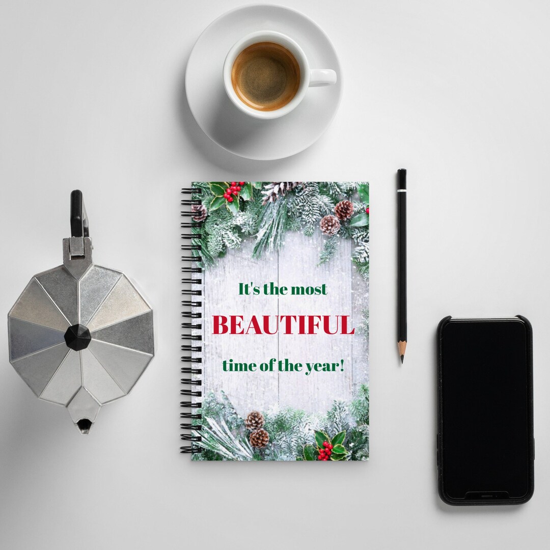 Spiral Notebook - It's the Most Beautiful Time of the Year! - Etsy