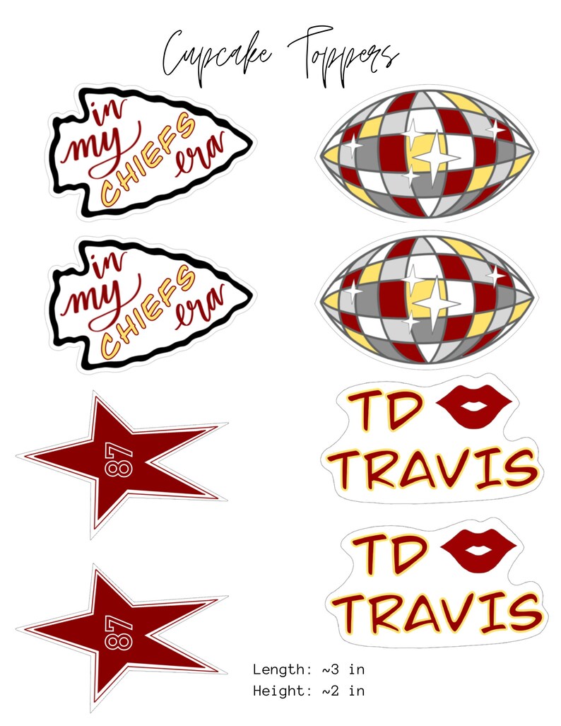 Taylor Swift Super Bowl Party Printables Cupcake Toppers Taylor Swift ...