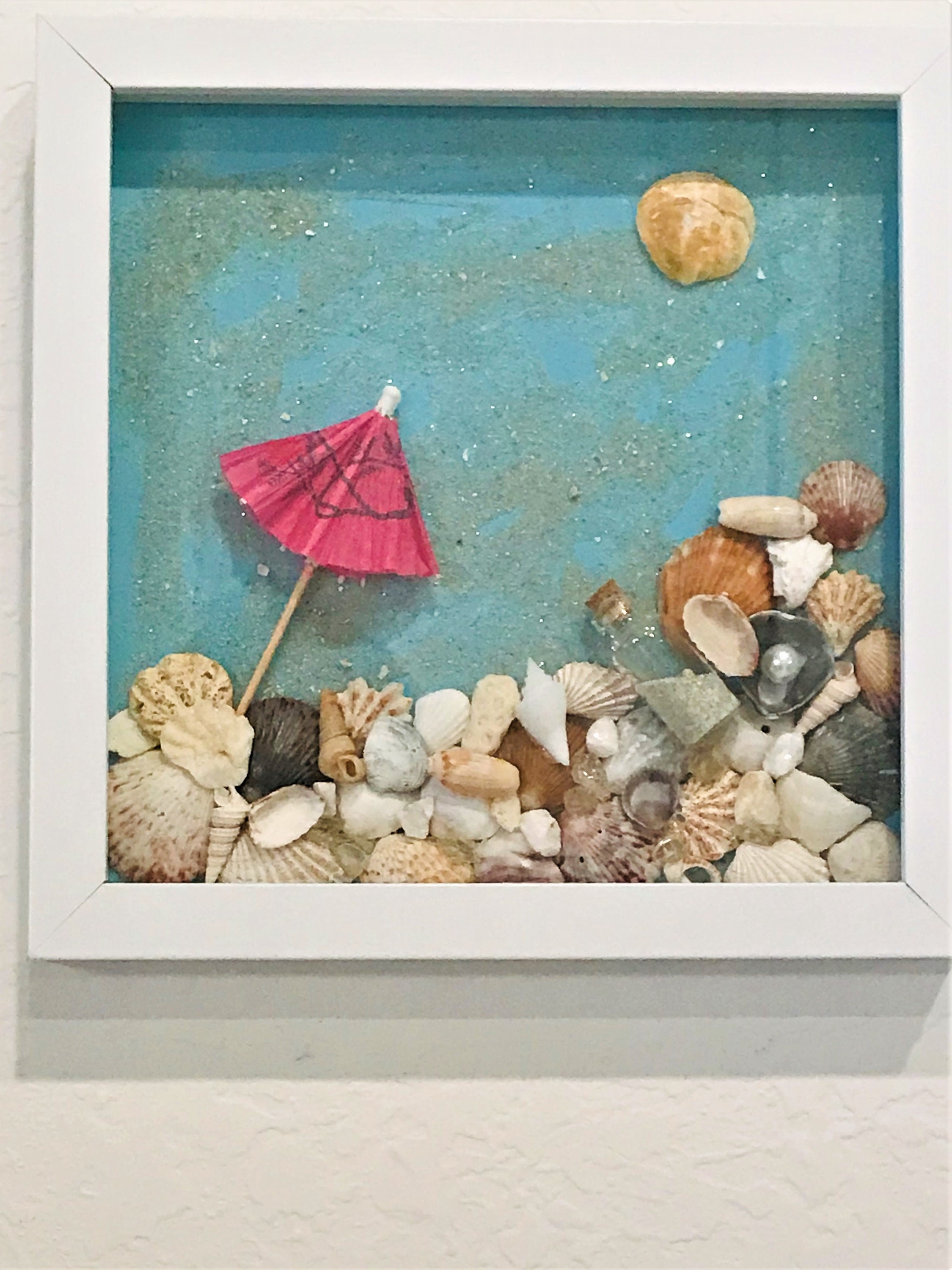 Seashell Shadow Box Craft