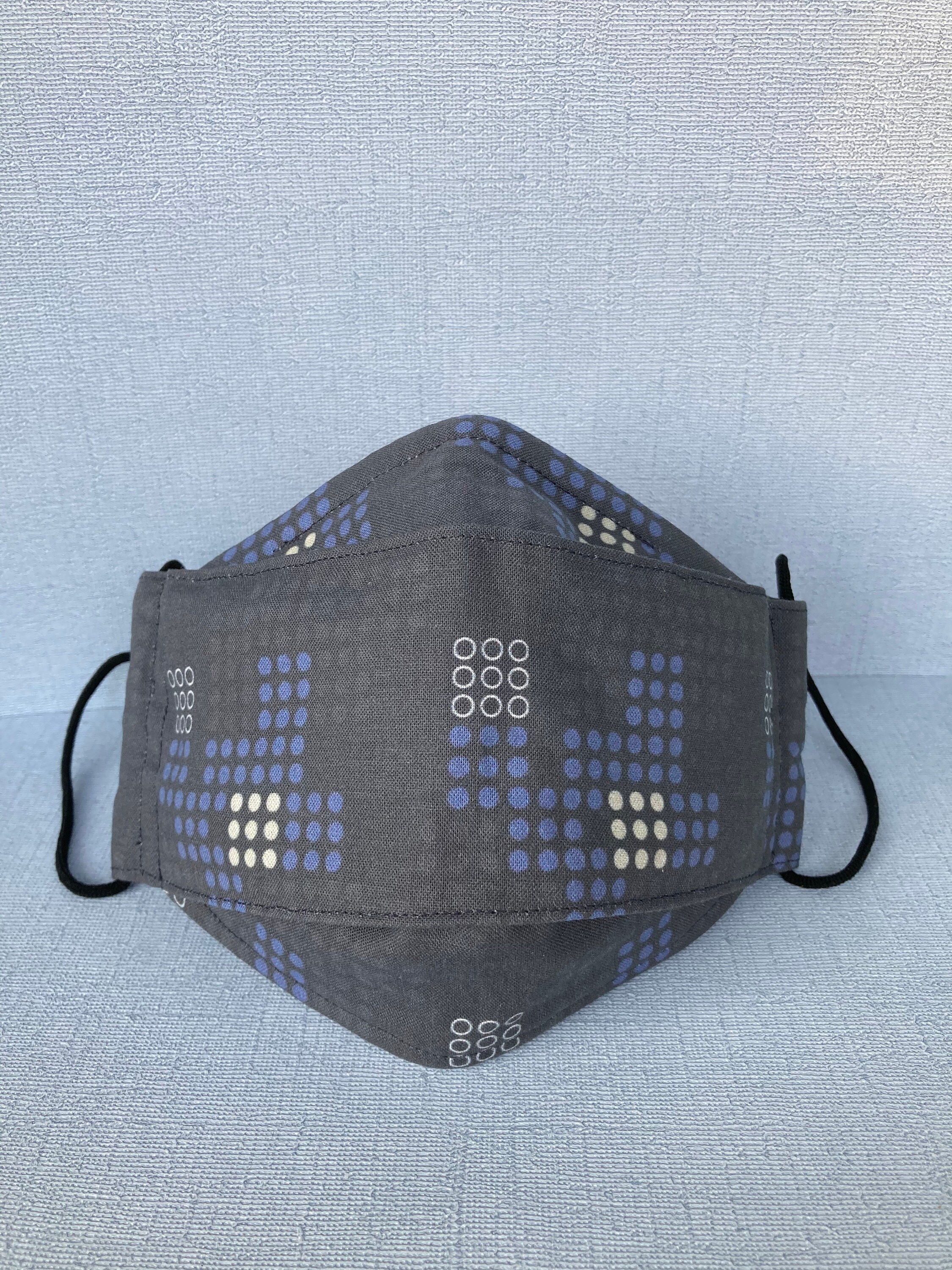 Origami Retro Pixel Face Mask Geometric 3D Fitted Design | Etsy