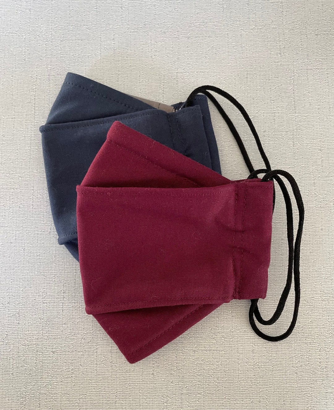 Origami Solid Color Face Mask, 3D Fitted Design, Anti Fog, Washable ...
