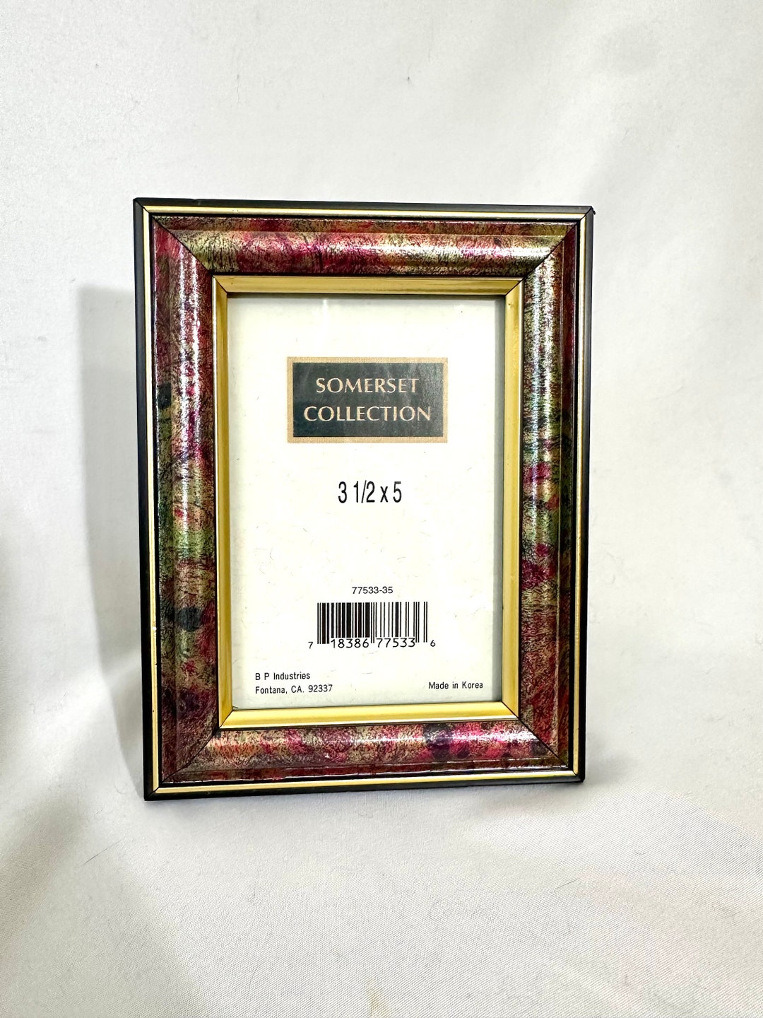 80s Metallic Picture Frame - Etsy