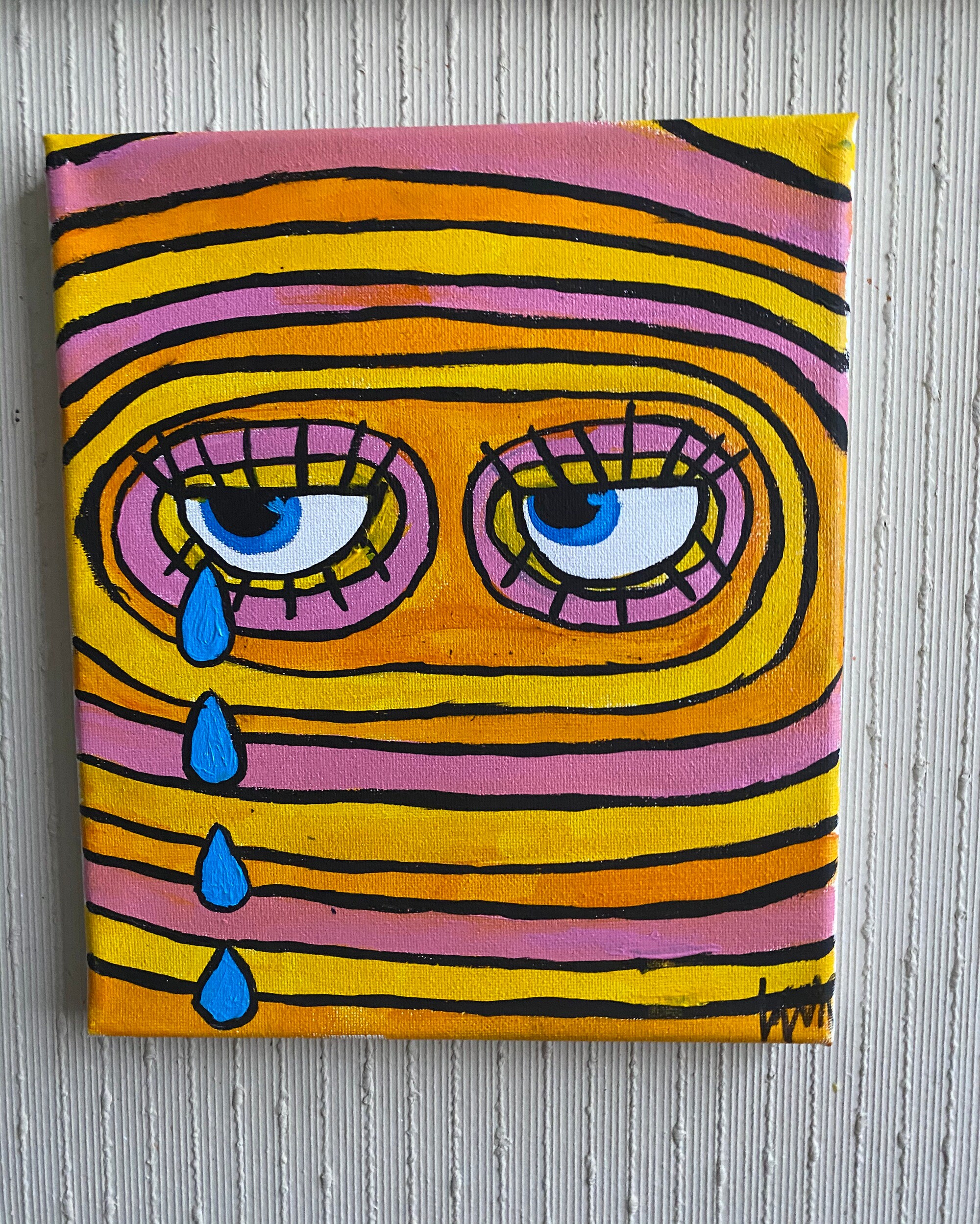 Eyes Crying Painting