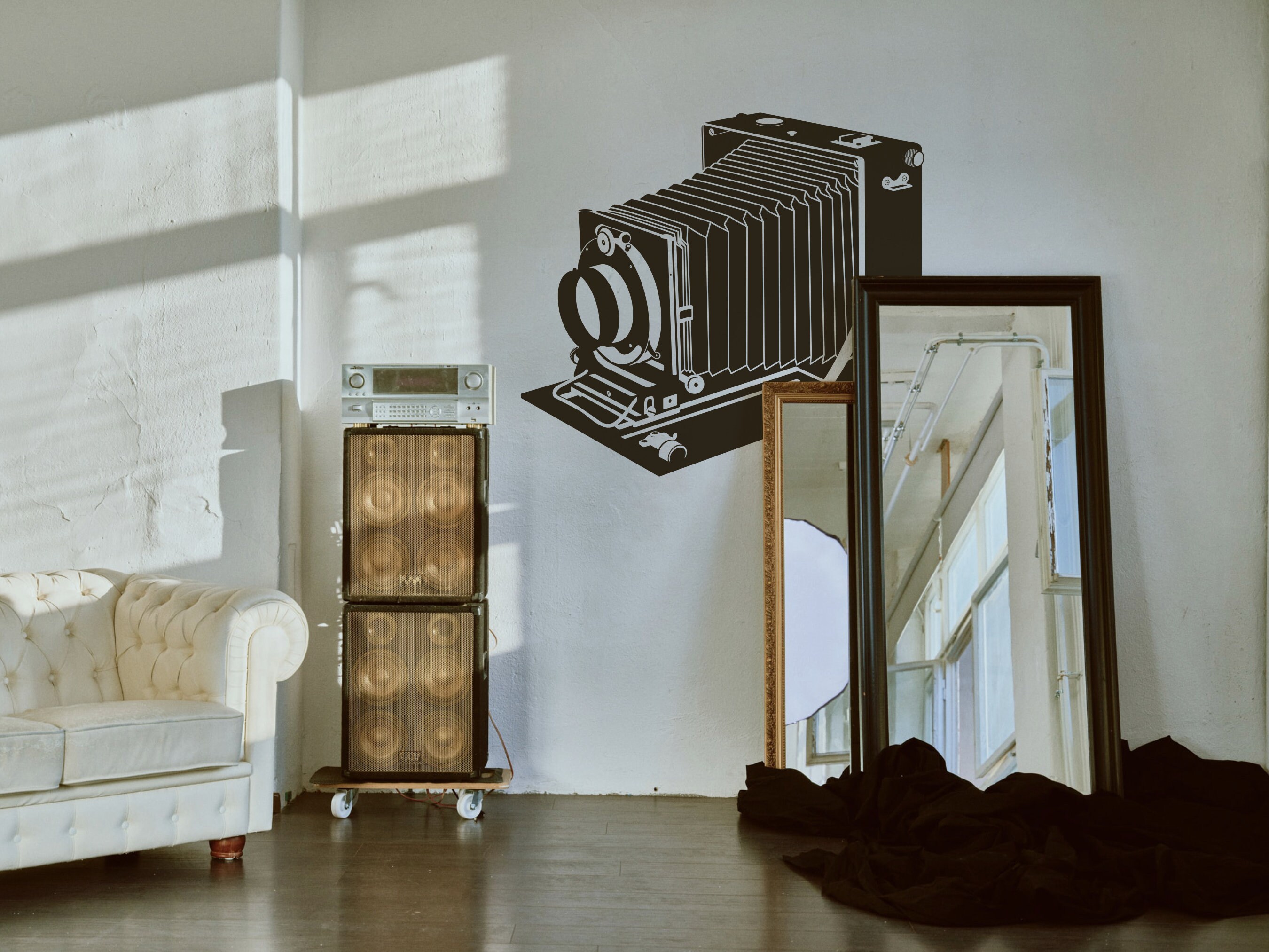 Vintage Large Format Camera Vector Design | Digital Download | EPS, SVG ...