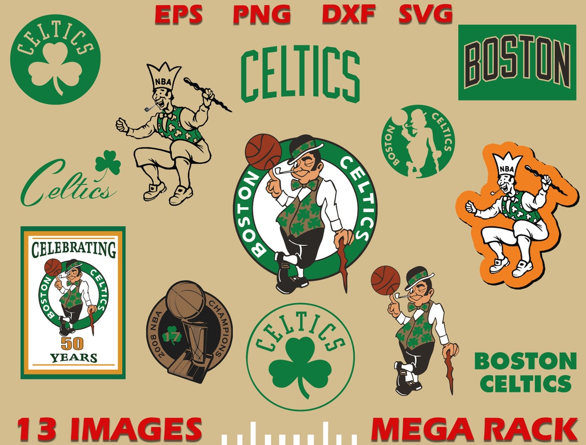 Boston Celtics Svg Logo Basketball Team SVG cut file for | Etsy