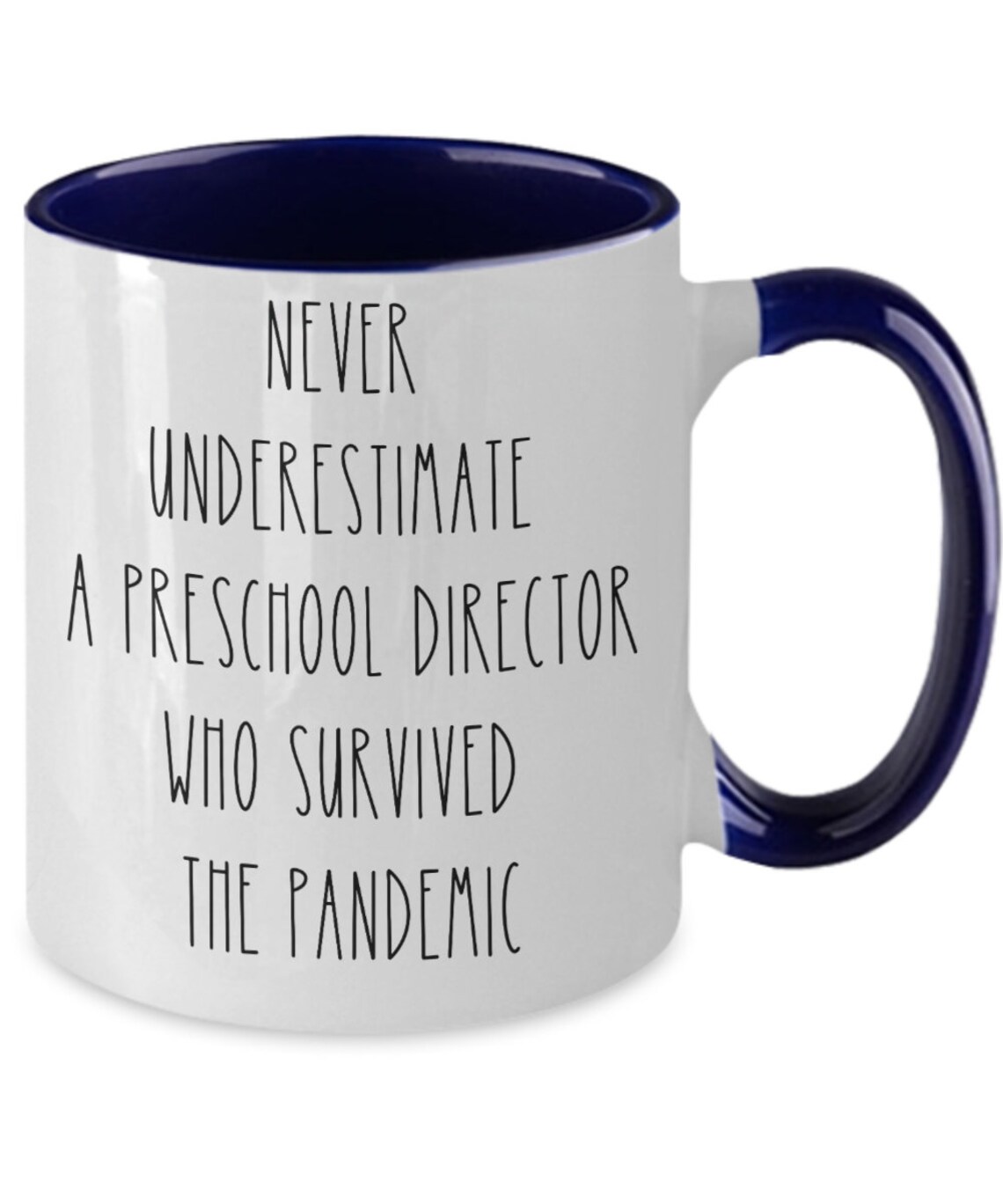 Preschool Director Mug, Director Gifts, Never Underestimate Preschool ...