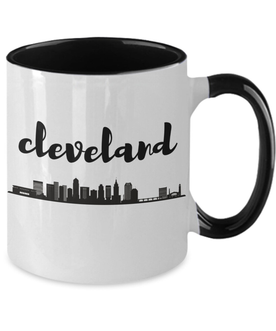 Cleveland Ohio Mug, Cleveland Coffee Cup, Cleveland Ohio Presents, Two ...