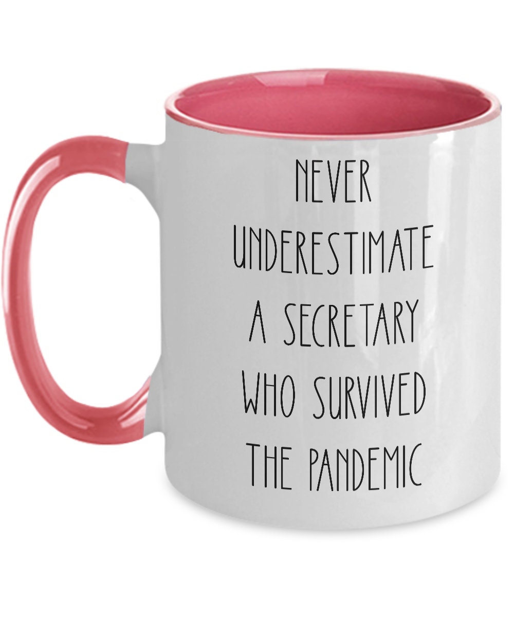 Funny Secretary Mug, Gifts for Secretary, Two Toned Secretary Coffee ...