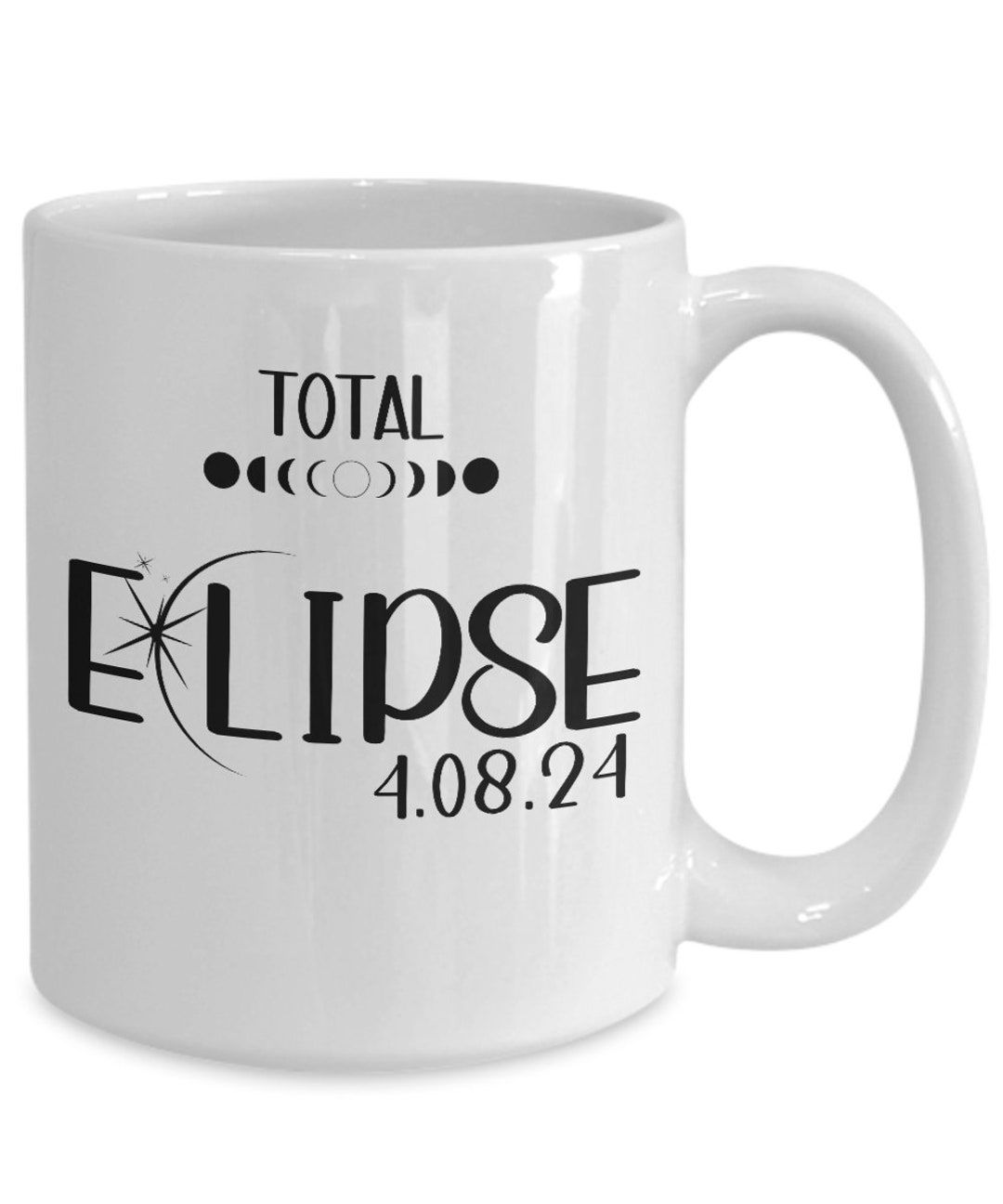 Solar Eclipse 2024 Mug, 2024 Solar Eclipse Coffee Cup, Novelty Solar ...