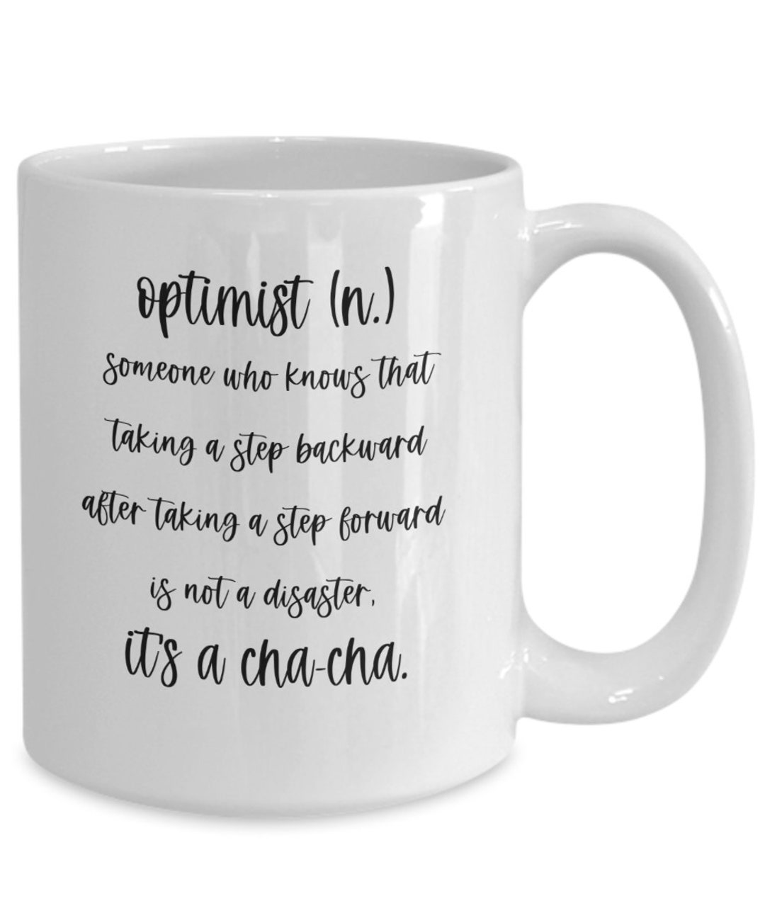 Inspirational Optimist Mug, Optimist Coffee Cup, Optimist Gifts ...