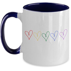 Pride Two Toned Coffee Cup, Gifts for Pride Month, Lgbtq Coffee Cup ...