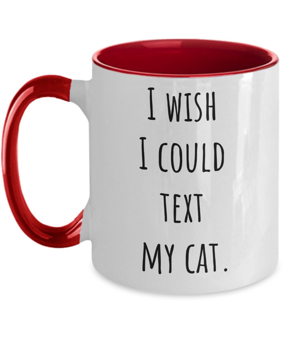 Crazy Cat Lady Two Toned Mug Cool Cat Gifts Cat Coffee Cup - Etsy