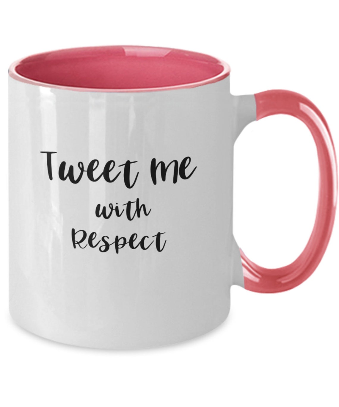 Social Media Tweet Me Mug, Social Media Two Toned Coffee Cup, Tweet Me ...