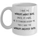 Funny Boss Mug, World's Greatest Boss Gifts, Worst Boss Coffee Cup ...